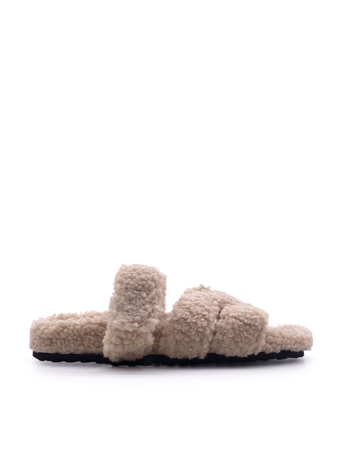 HOLLY - Ciabatte in ecopelliccia modello teddy